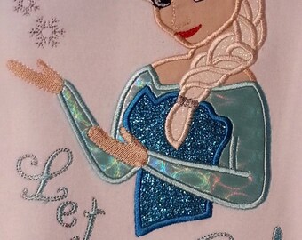 Popular items for queen elsa applique on Etsy
