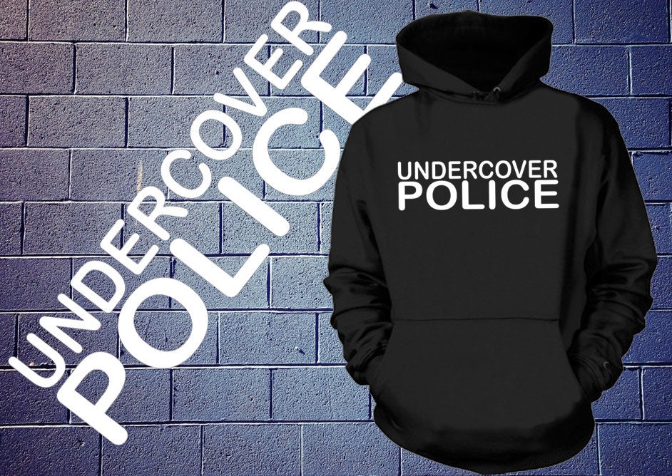 Undercover Police Hoodie Police Sweatshirt Hooded Sweater
