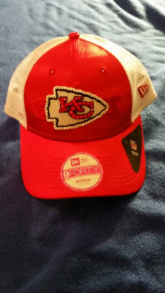 Items similar to Kansas City Chiefs bling adjustable hat on Etsy
