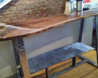 Deposit for Custom Made Live Edge bar/table with industrial base