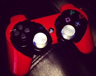 Deadpool PS3 Controller with White LED Thumbsticks/Eyes