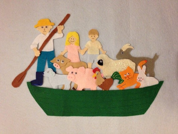 Felt Board Story Set: Mr. Gumpy's Outing