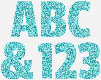 Popular items for glitter numbers on Etsy