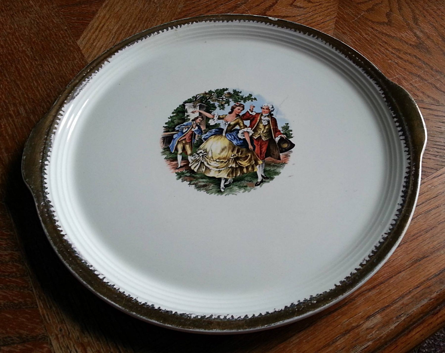 1970’s George & Martha Serving Plate, made by the Cronin China Co ...