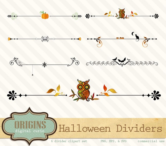 Halloween Instagram Theme Dividers