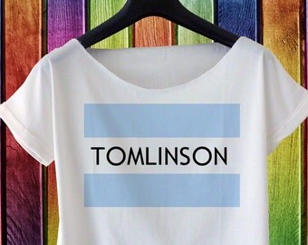 one direction shirt one direction crop top louis tomlinson crop tee ...