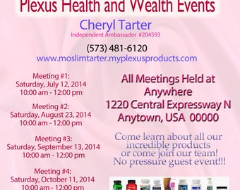 Popular items for plexus flyer on Etsy