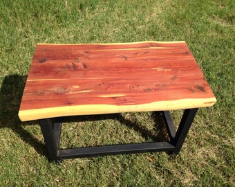 Items similar to Small Cedar Table or Bench on Etsy