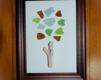 Popular items for seaglass tree on Etsy