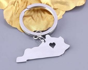 Kentucky keychain | Etsy