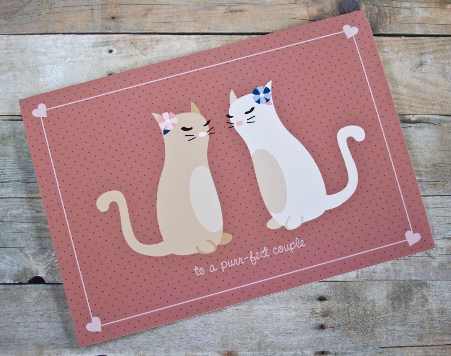 Purr Fect Couple Cat Lesbian Same Sex Wedding Engagement