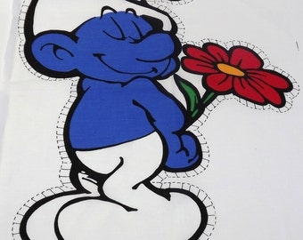 Smurf fabric | Etsy