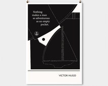 Popular items for victor hugo quote on Etsy