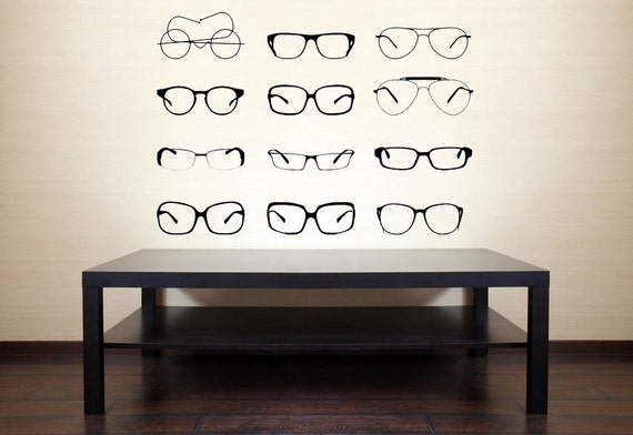 Eye Glasses Glasses Decal Optometry Decorations Optometrist