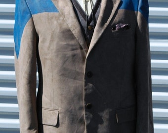 40L Men Steampunk Jacket Copper King by OLearStudios on Etsy