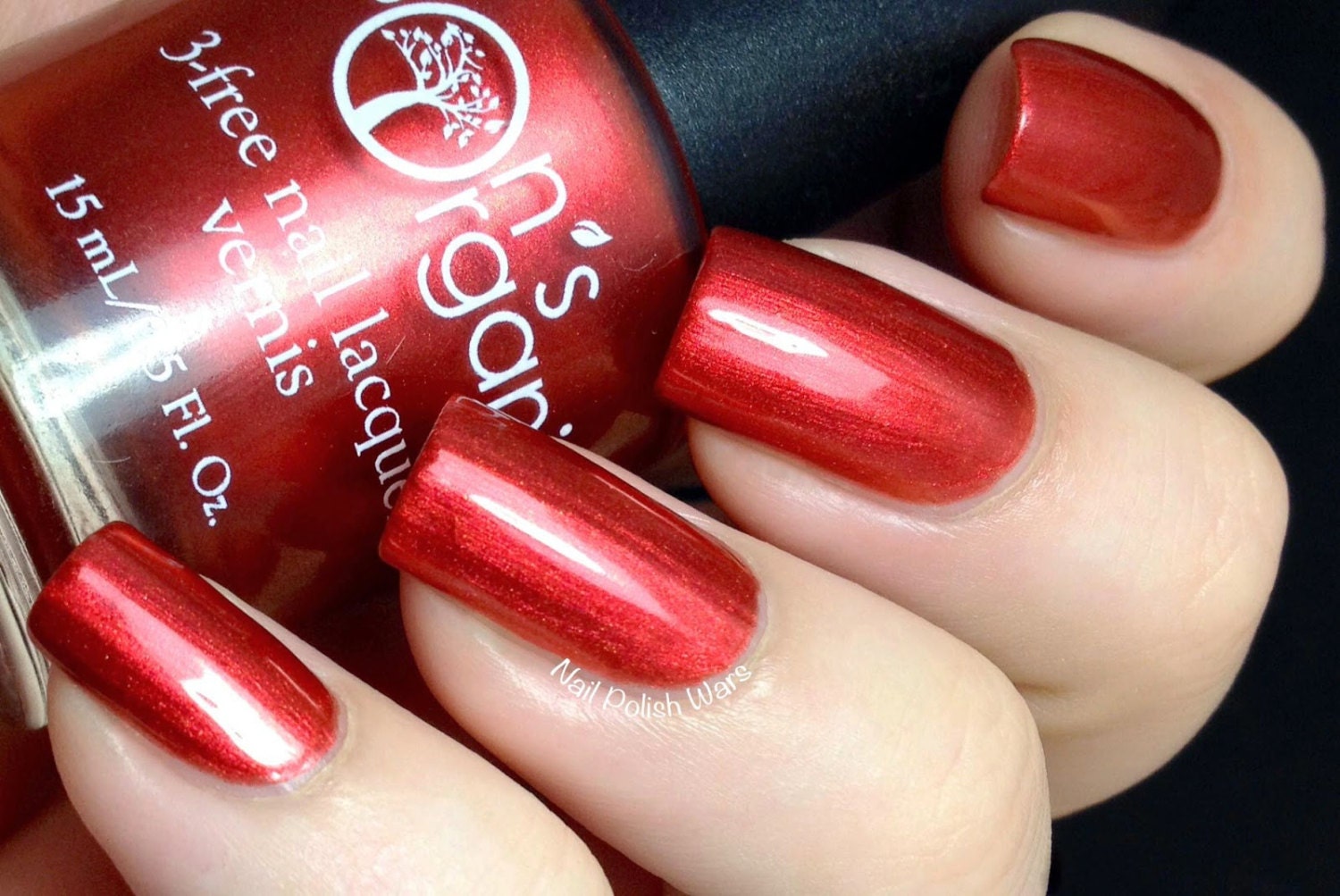 Red Nail Polish Vegan Nail Polish Bright Nail Polish