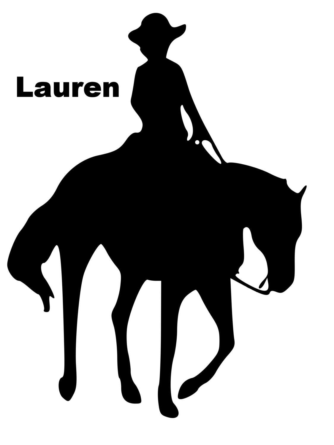 Horse Trailer-Trailer Decal-Western Horse Personalized