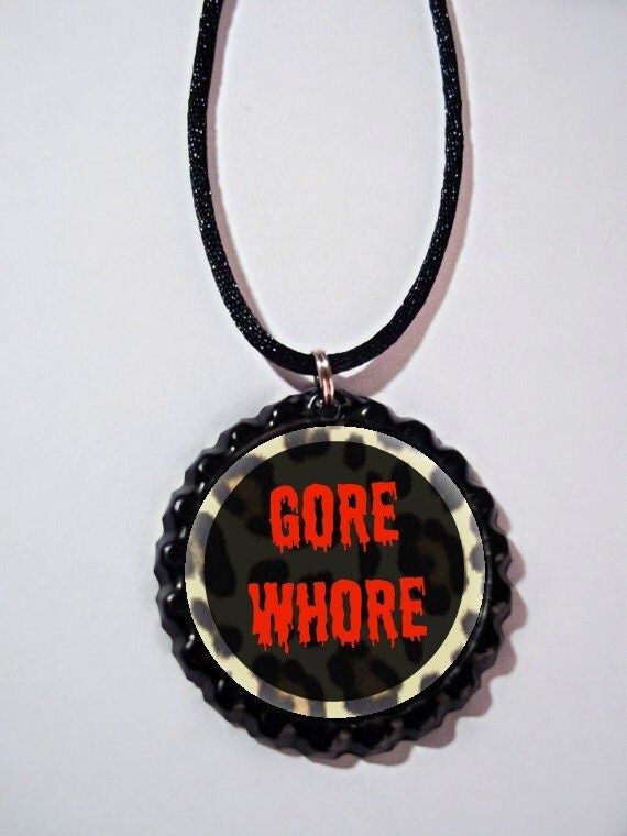 Gore Whore necklace