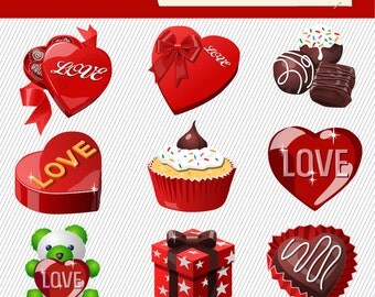 Popular items for chocolate clipart on Etsy