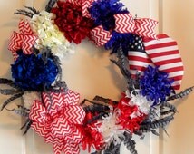 Popular items for veterans day wreath on Etsy