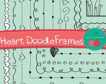 Popular items for doodle frame on Etsy
