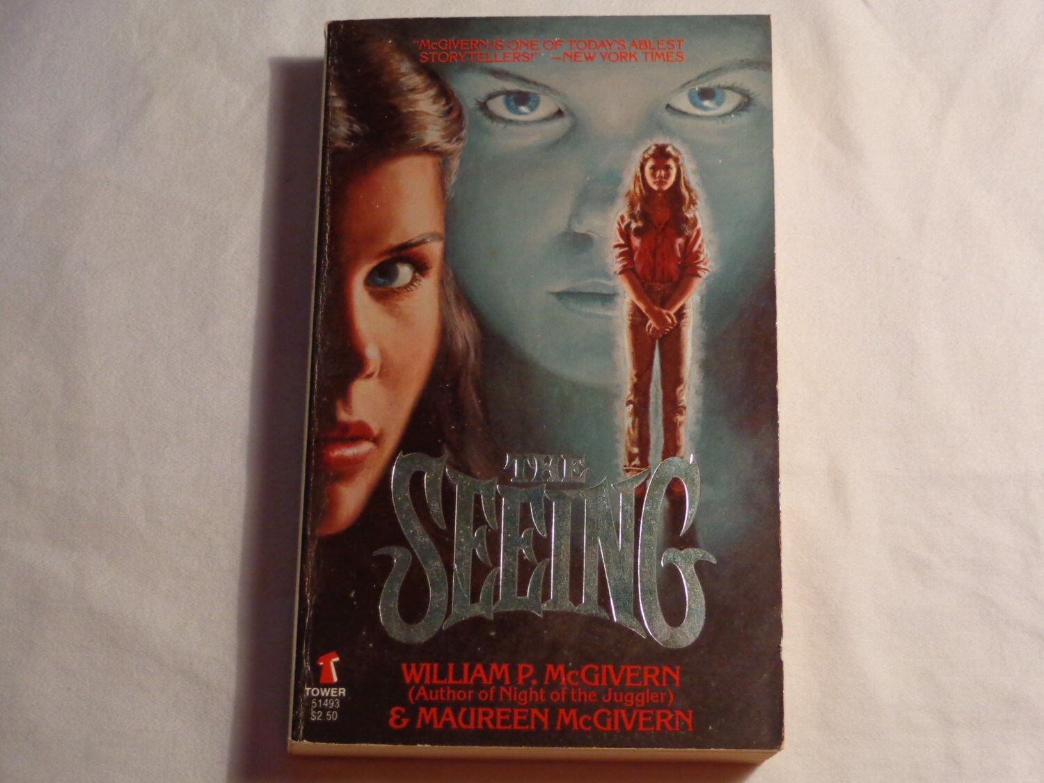 Vintage 80s Horror Paperback The Seeing by