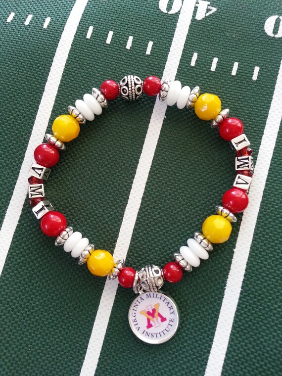 VIRGINIA Military Institute VMI colors BRACELET 13005