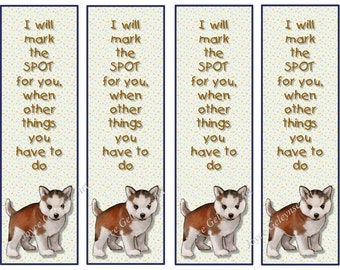 Unique puppy bookmark related items | Etsy