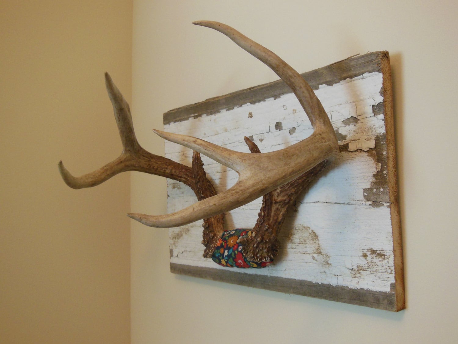 Natural Deer Antler & Barn wood Jewelry Display by LZDesigns