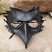 Leather Raven Mask