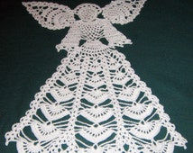 Unique doily angel related items | Etsy