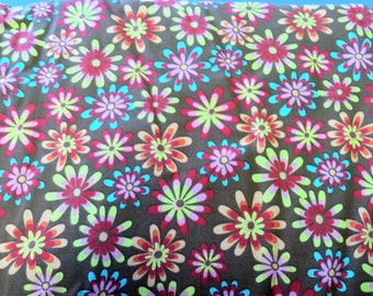 Flower power fabric | Etsy