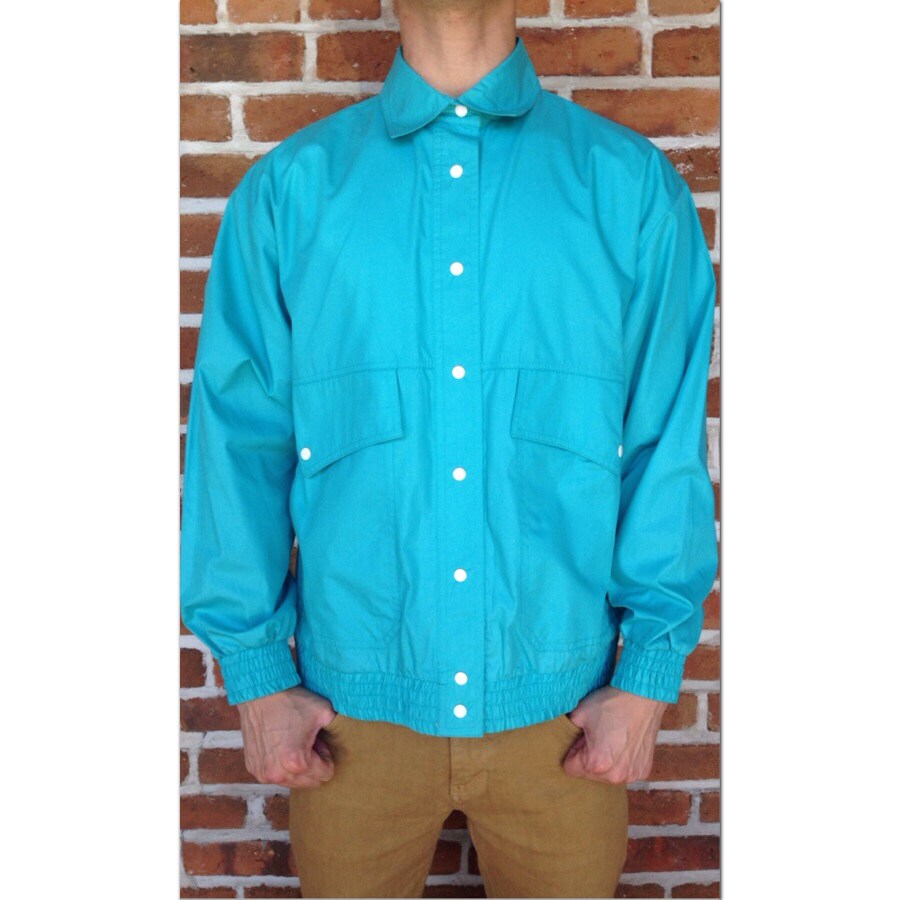 Men's Aqua Jacket by VintageRenewals on Etsy