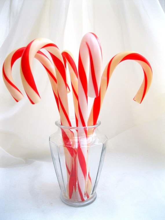 REDUCED-Vintage Candy Canes Christmas-LARGE-Yard-Lawn-Retro