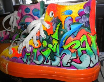 Graffiti converse | Etsy
