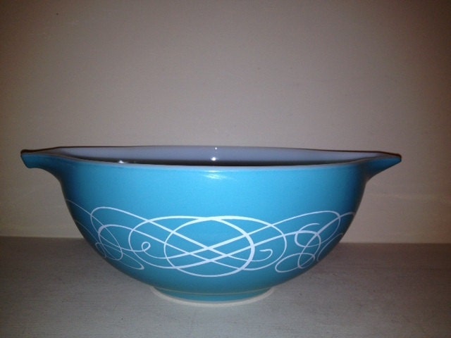 Vintage Pyrex Turquoise Promotional by RiverOfTimeTreasures