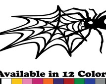 Popular items for spider decals on Etsy