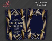 Popular items for gatsby monogram on Etsy