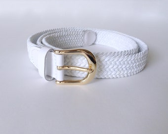 Popular items for white woven belt on Etsy