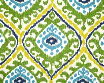 Green damask fabric | Etsy