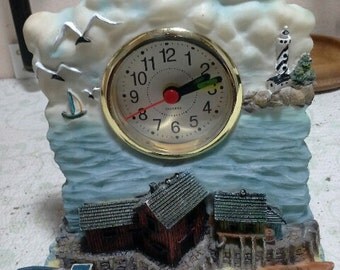 Sea glass clock | Etsy