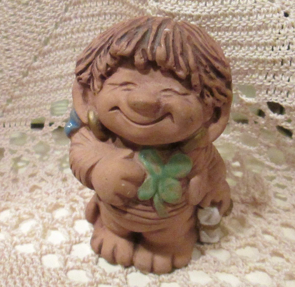 Vintage Jie Sweden Ewa Jarenskog Pottery Troll Figurine