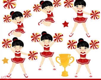 Lemonade Girls Clipart Set by 1EverythingNice on Etsy