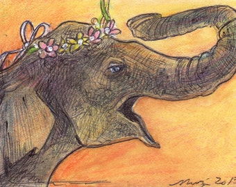 Emily elephant | Etsy