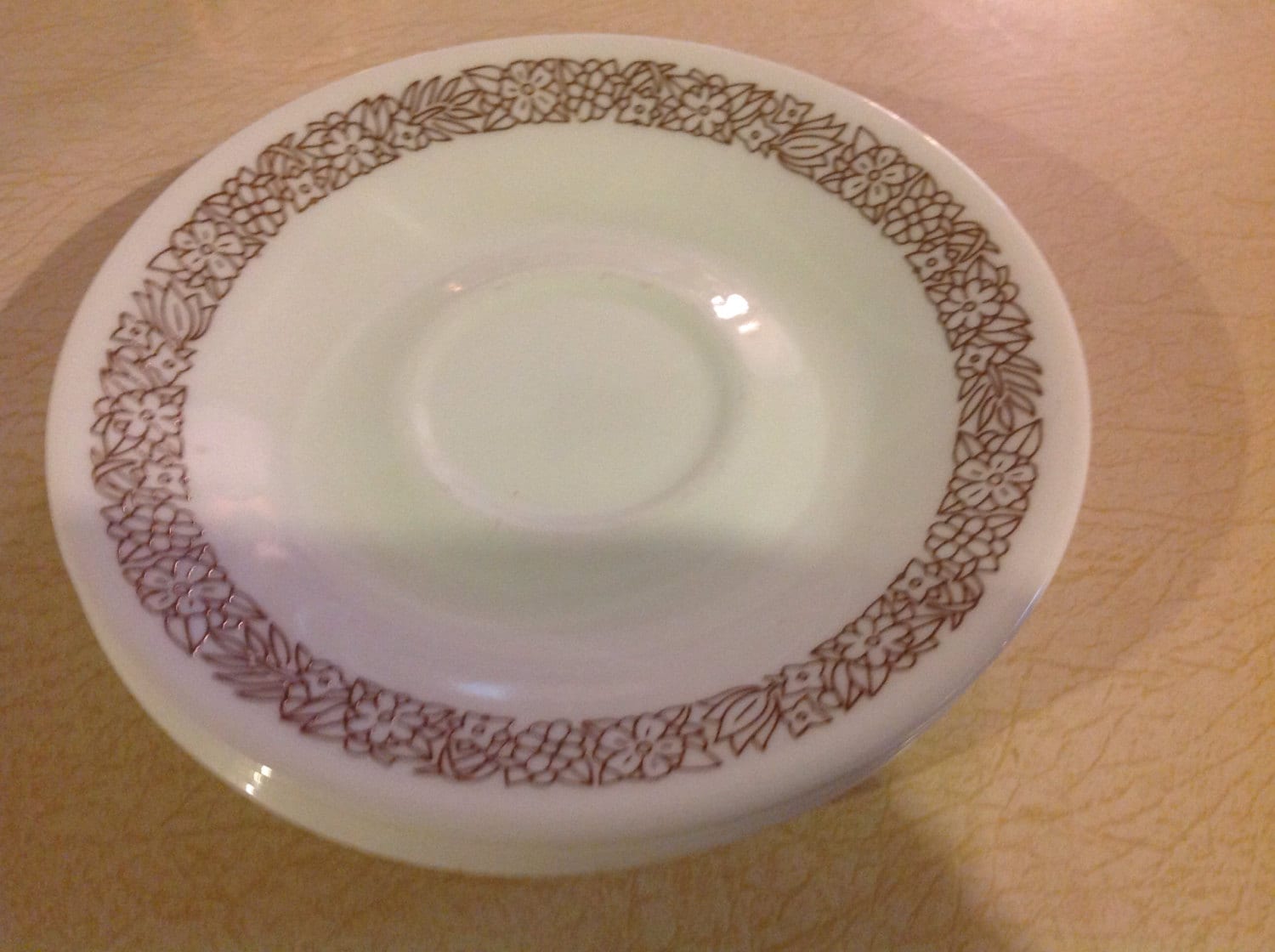 Vintage Corelle Set of 5 Corelle Saucer Plates – Woodland Pattern ...