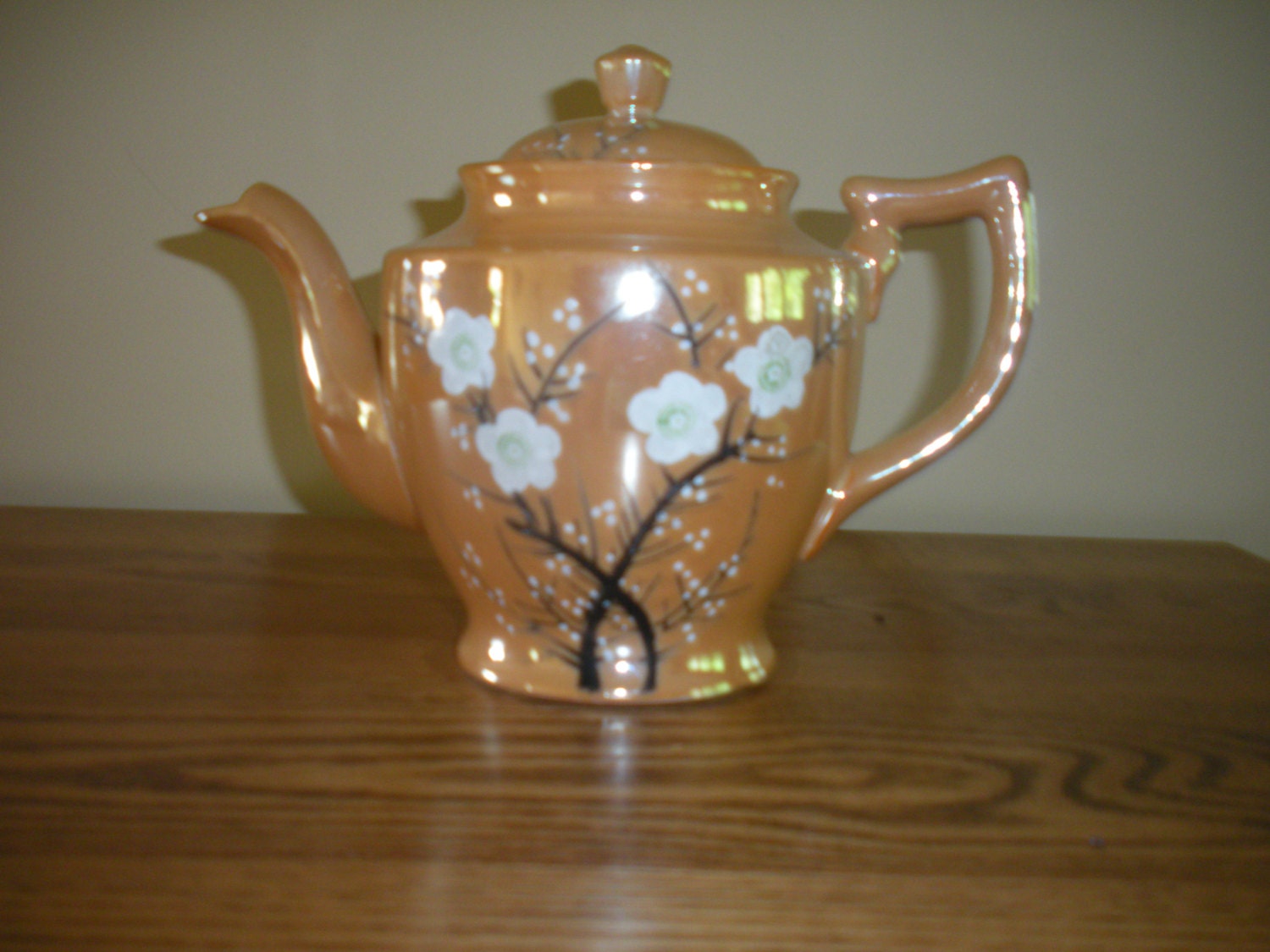 Japanese Luster Teapot Cherry Blossom Pattern – Haute Juice