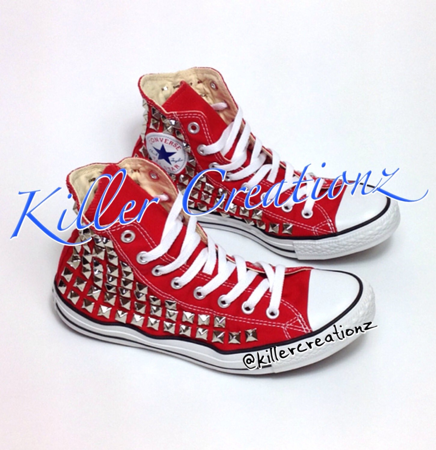 Custom studded Converse any size/color made to order