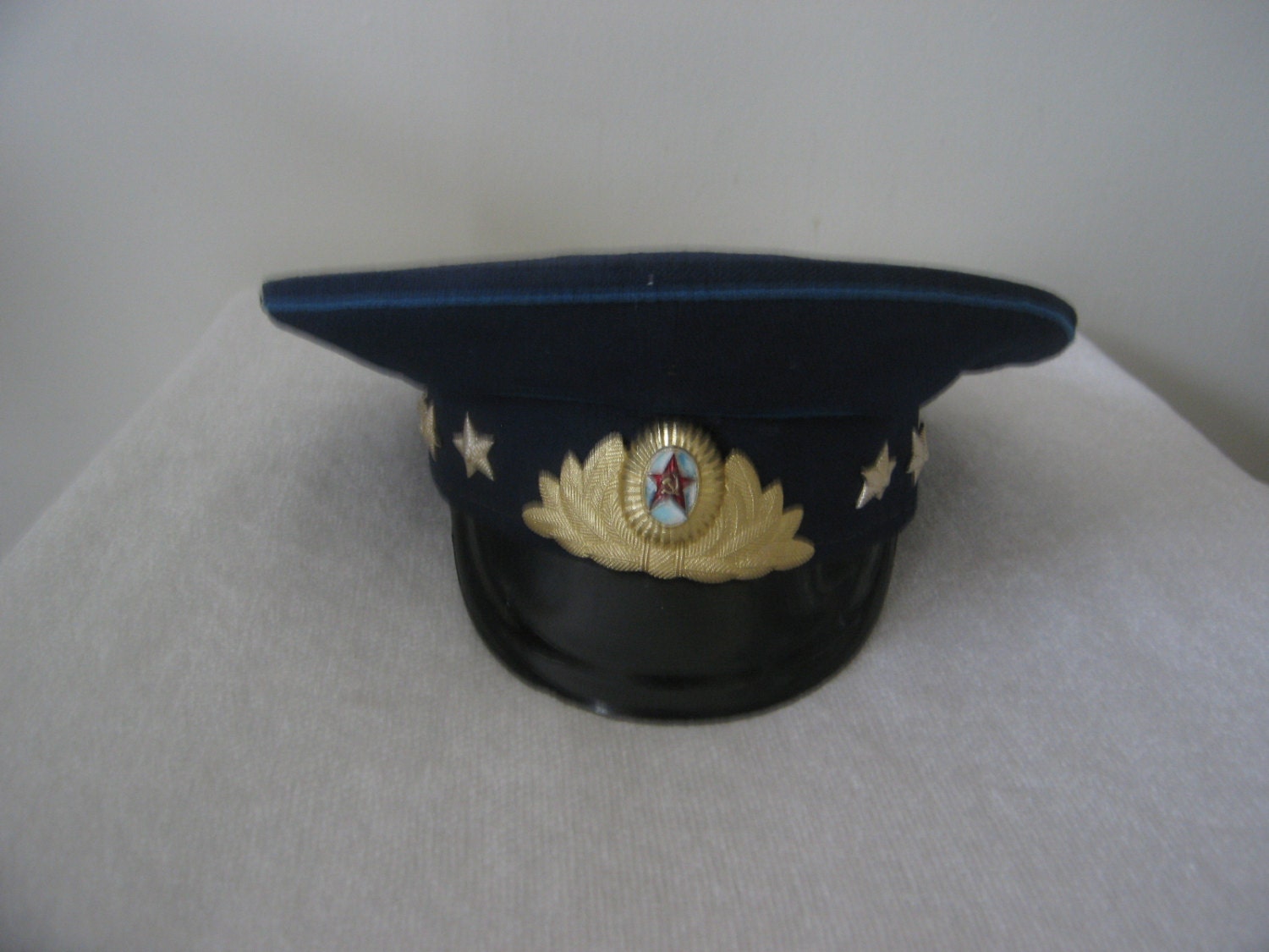 Great Vintage Soviet Union Russian Military Admiral Hat, Russian ...