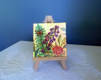 Popular items for mini canvas art on Etsy