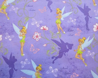 Tinkerbell fabric | Etsy
